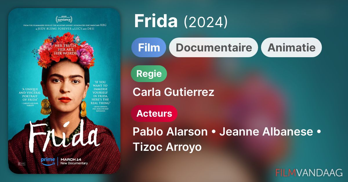 Frida (film, 2024) kopen op dvd of blu-ray - FilmVandaag.nl