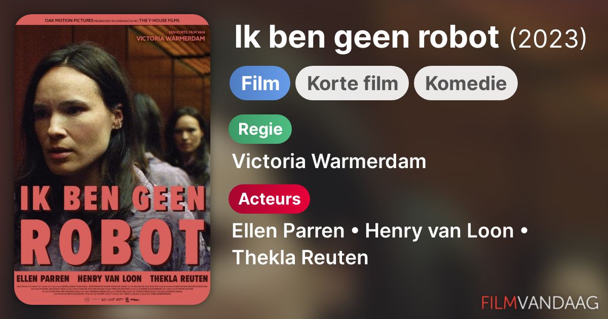 Ik ben geen robot (film, 2023) - FilmVandaag.nl