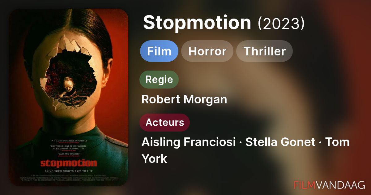 Stopmotion (film, 2023) - FilmVandaag.nl