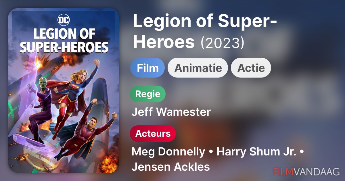 Legion of Super-Heroes (film, 2023) kopen op dvd of blu-ray ...