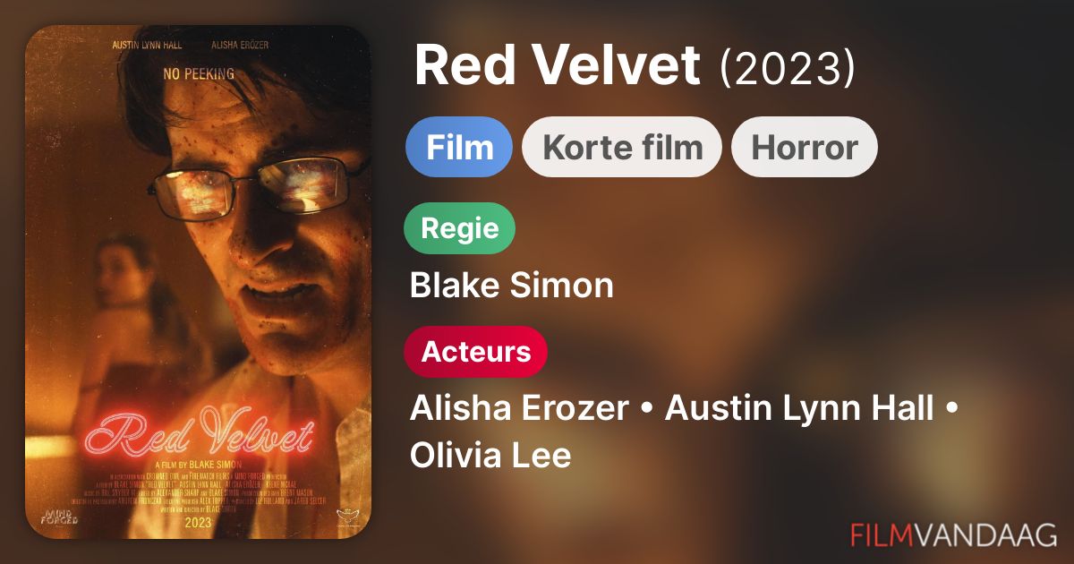 Red Velvet (film, 2023) - FilmVandaag.nl