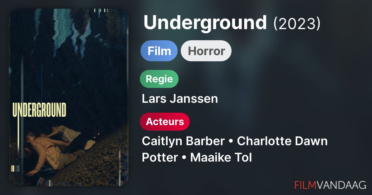 Underground (film, 2023) - FilmVandaag.nl
