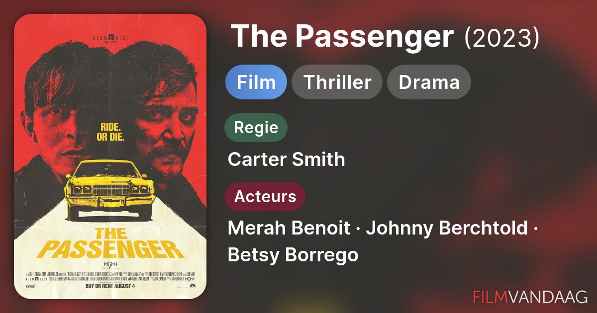 The Passenger (film, 2023) - FilmVandaag.nl