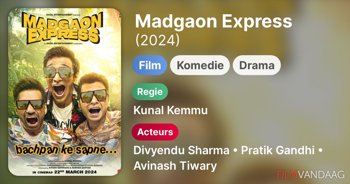 Madgaon Express (film, 2024) - FilmVandaag.nl