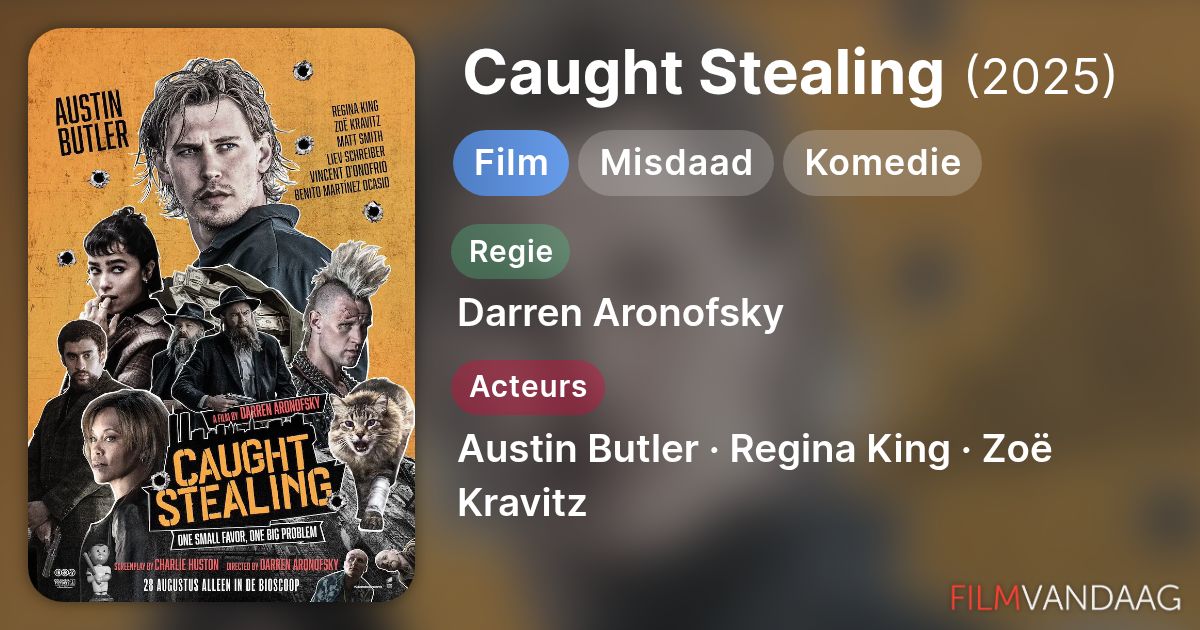 Caught Stealing (film, 2025) - FilmVandaag.nl