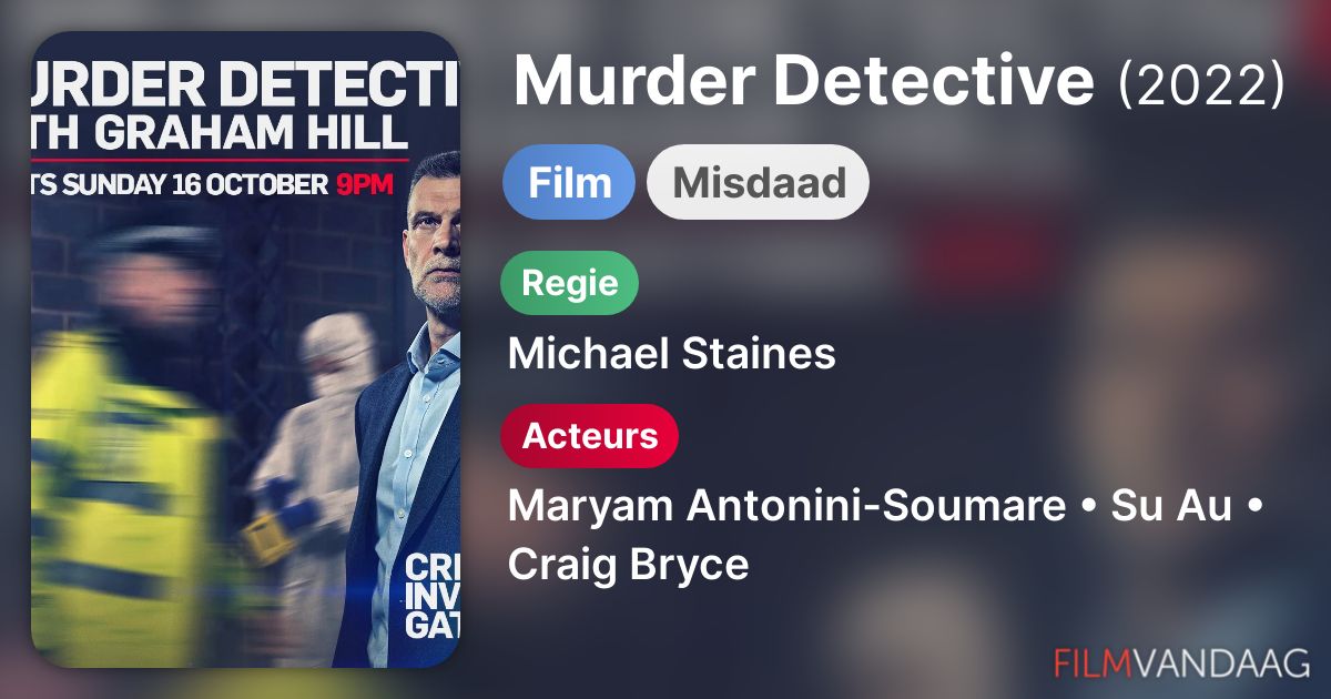 Murder Detective (film, 2022) - FilmVandaag.nl