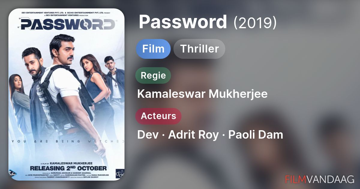 Password (film, 2019) kopen op dvd of blu-ray - FilmVandaag.nl