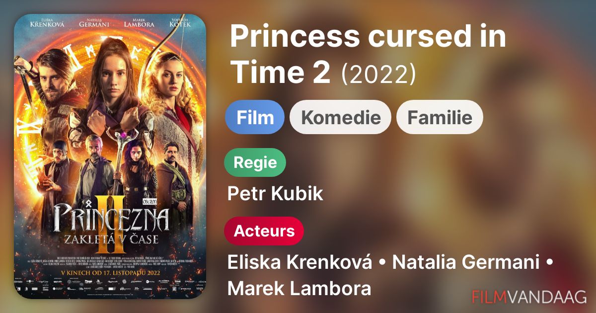 Princess cursed in Time 2 (film, 2022) - FilmVandaag.nl