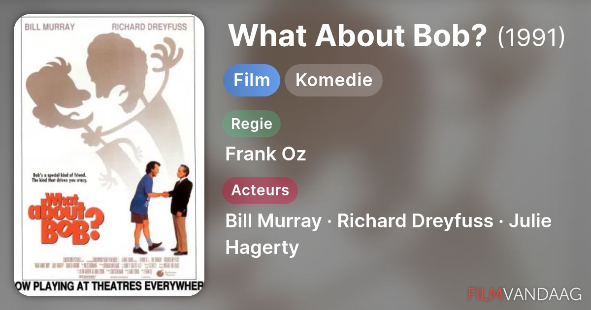 What About Bob? (film, 1991) - FilmVandaag.nl