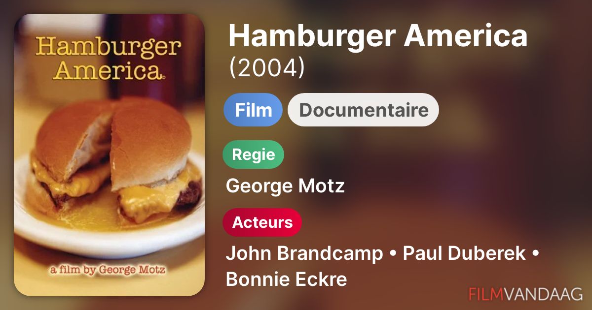 Hamburger America (film, 2004) - FilmVandaag.nl