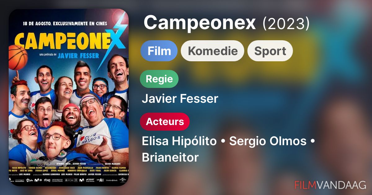 Campeonex (film, 2023) kopen op dvd of blu-ray - FilmVandaag.nl
