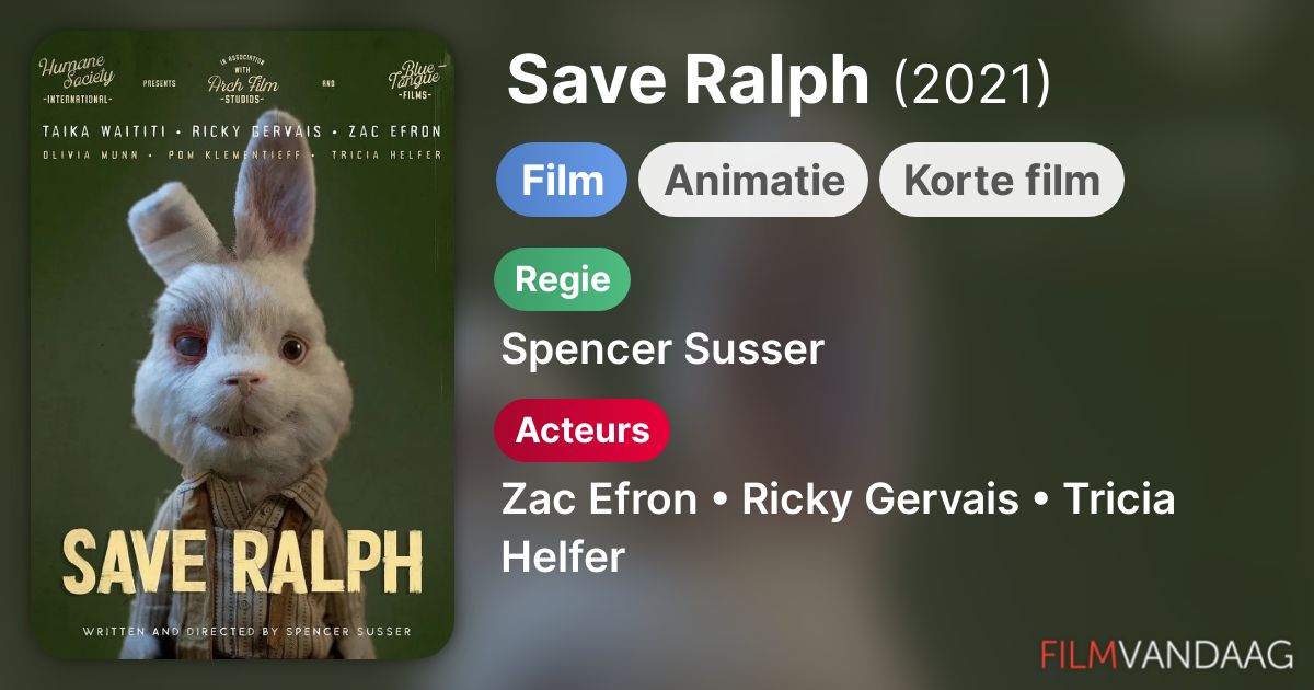 Save Ralph (film, 2021) - FilmVandaag.nl