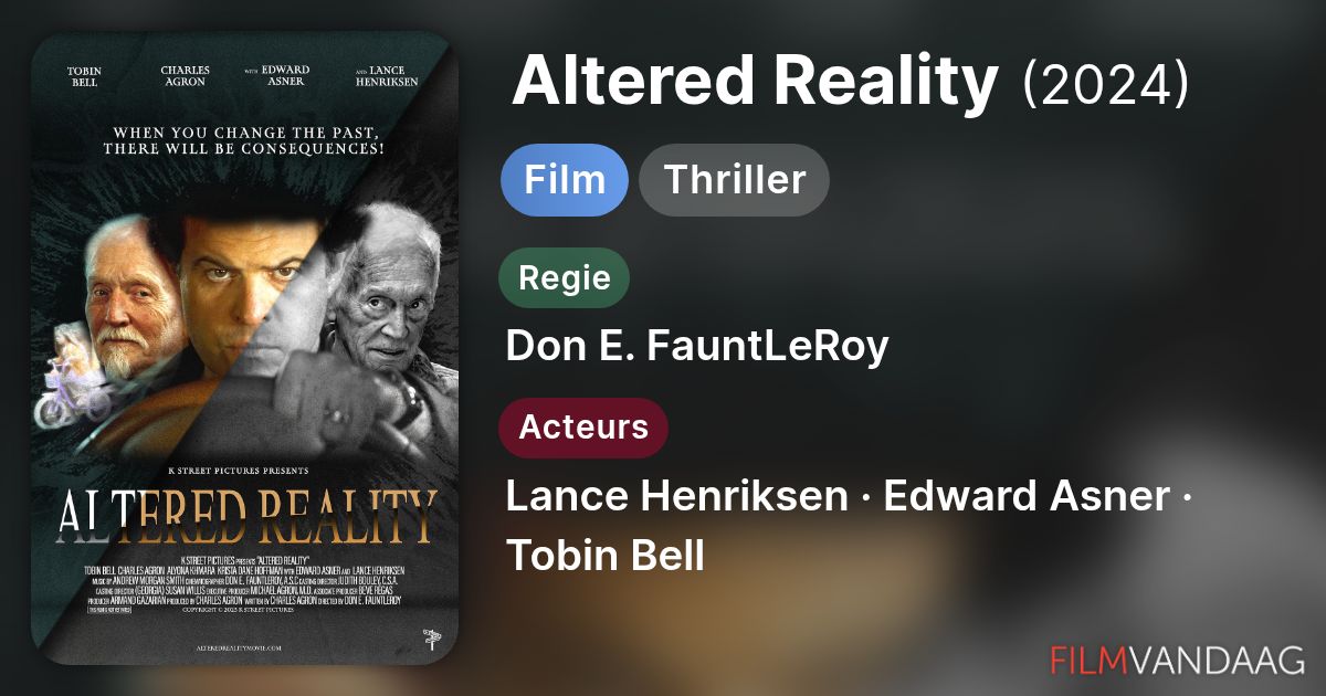 Altered Reality (film, 2024) - FilmVandaag.nl