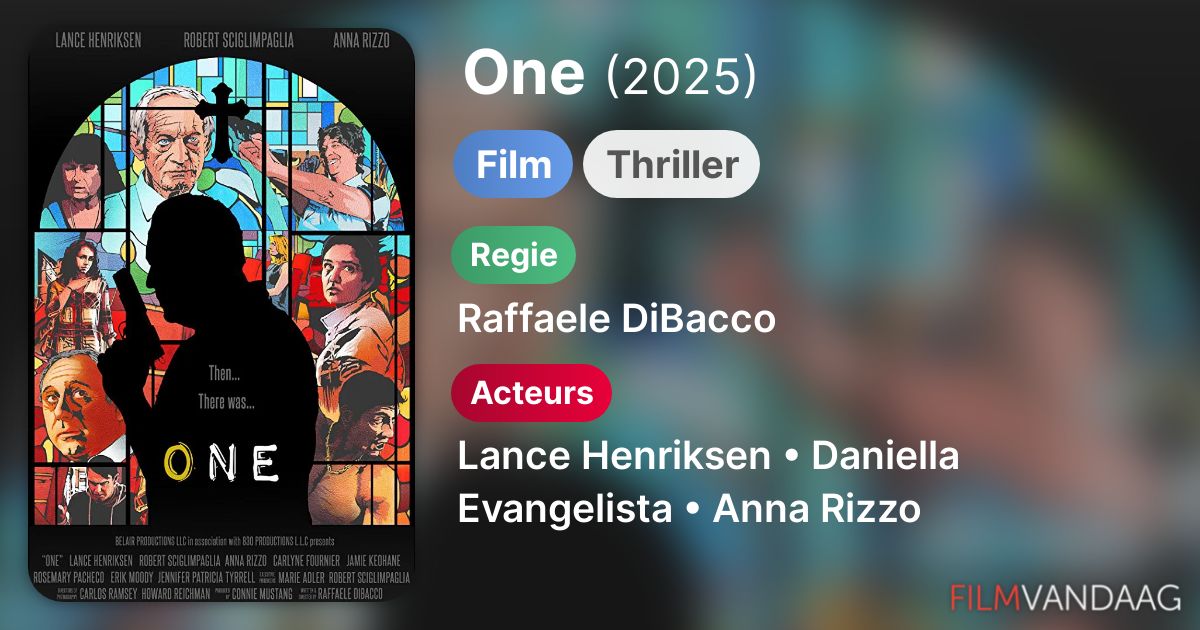 One (film) - FilmVandaag.nl
