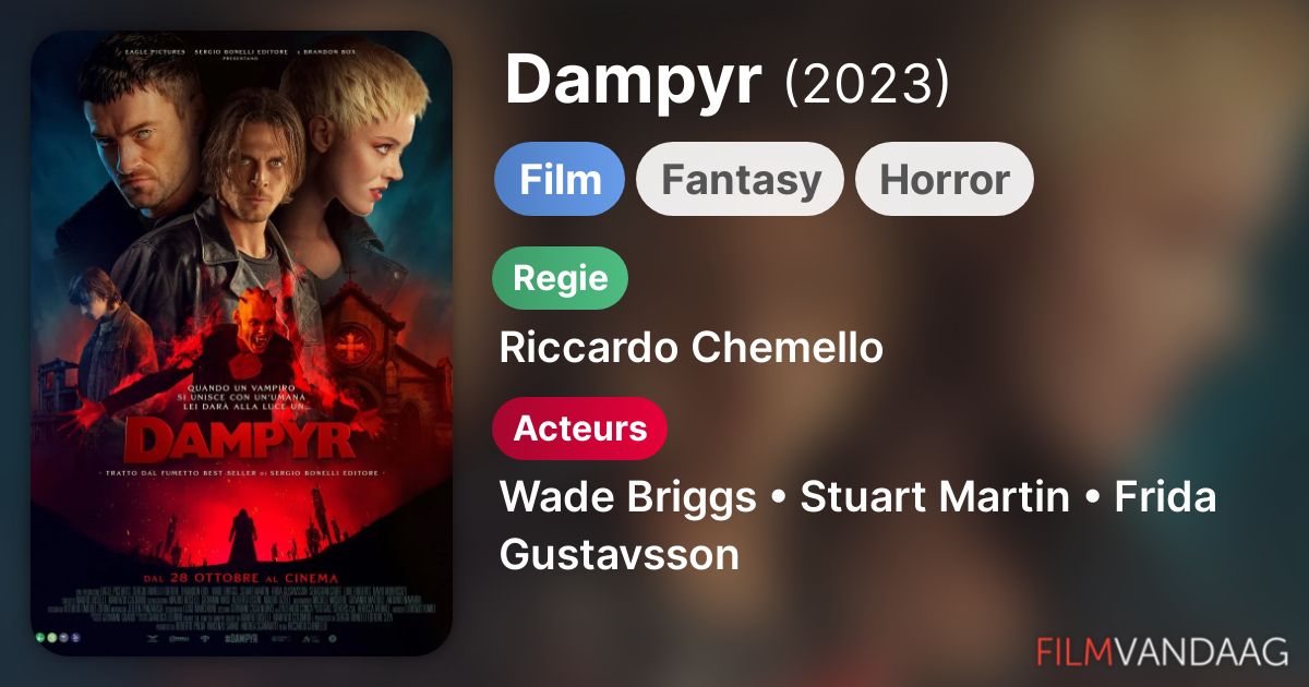 Dampyr (film, 2023) - FilmVandaag.nl