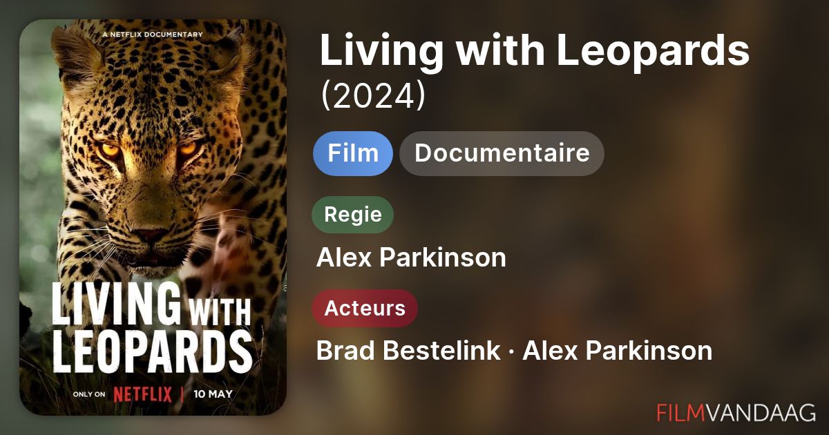 Living with Leopards (film, 2024) kopen op dvd of blu-ray - FilmVandaag.nl