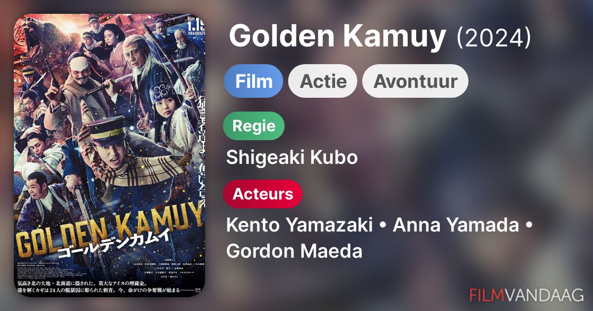 Golden Kamuy (film, 2024) - FilmVandaag.nl