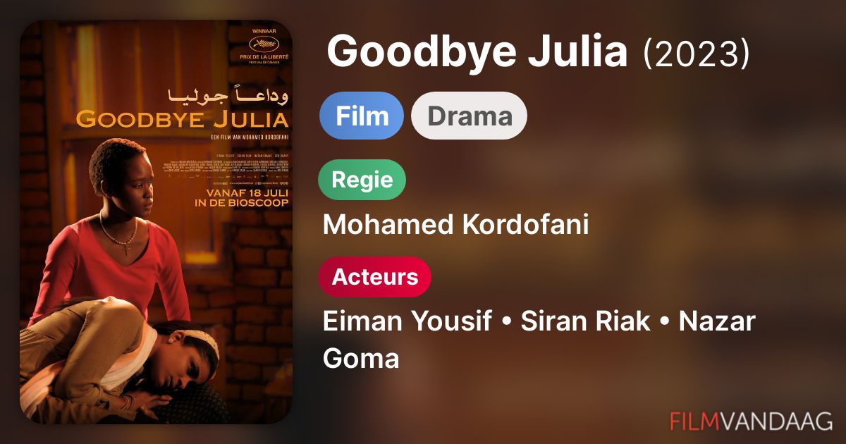 Goodbye Julia (film, 2023) - FilmVandaag.nl