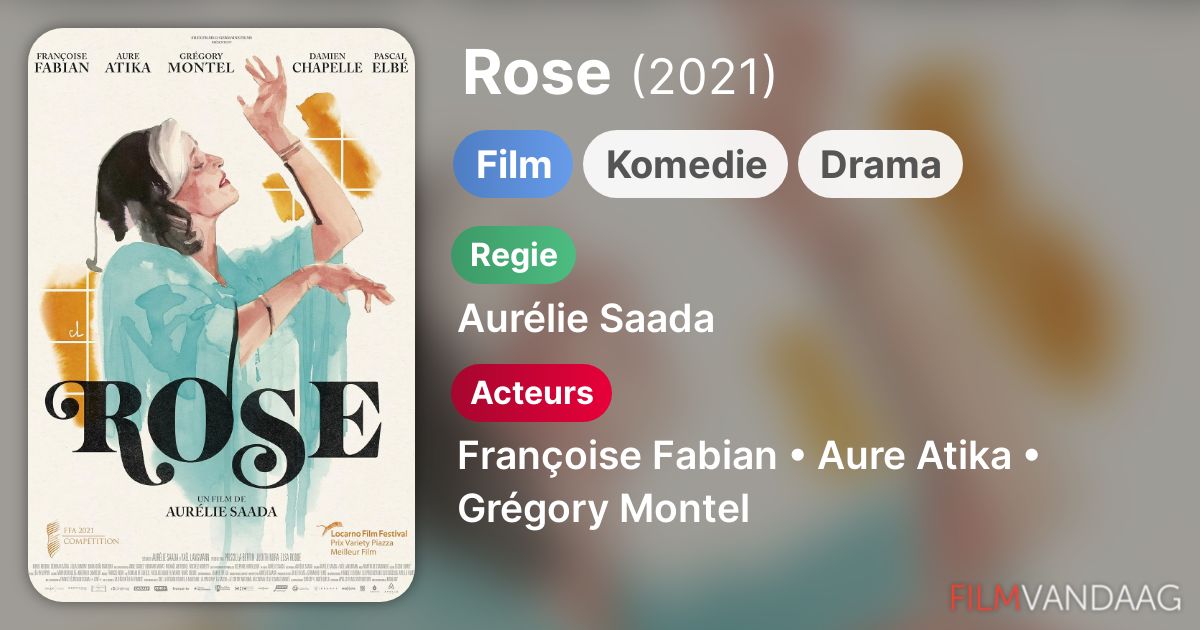 Rose (film, 2021) - FilmVandaag.nl