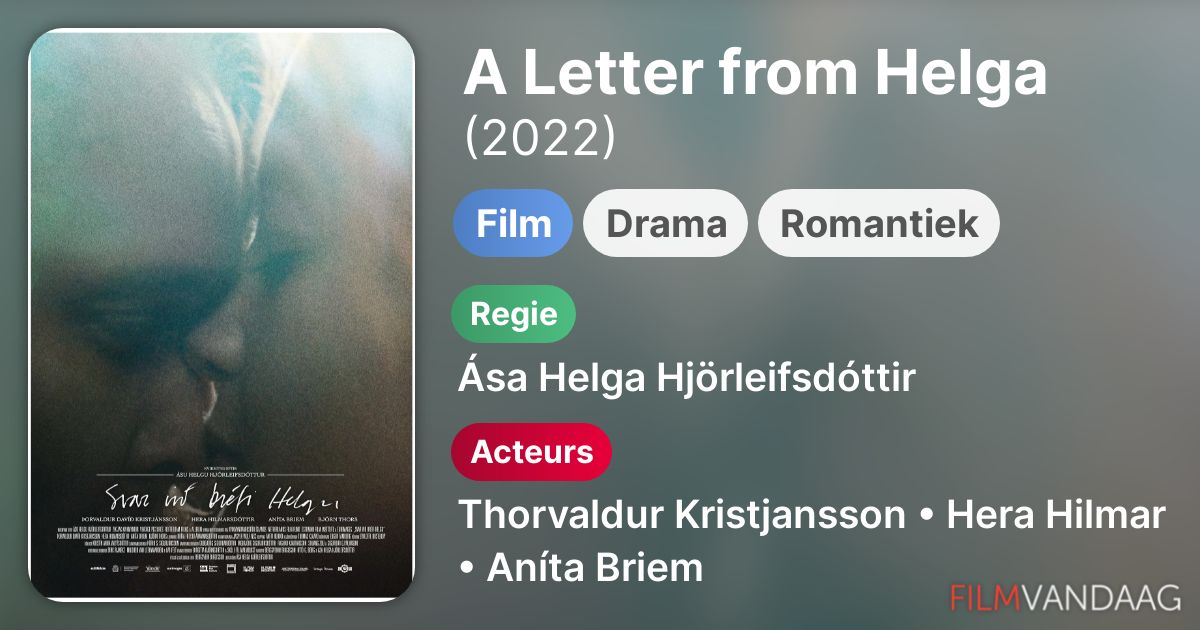 A Letter from Helga (film, 2022) - FilmVandaag.nl