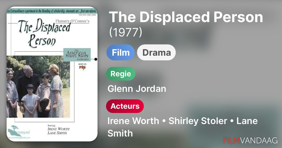 The Displaced Person (film, 1977) - FilmVandaag.nl