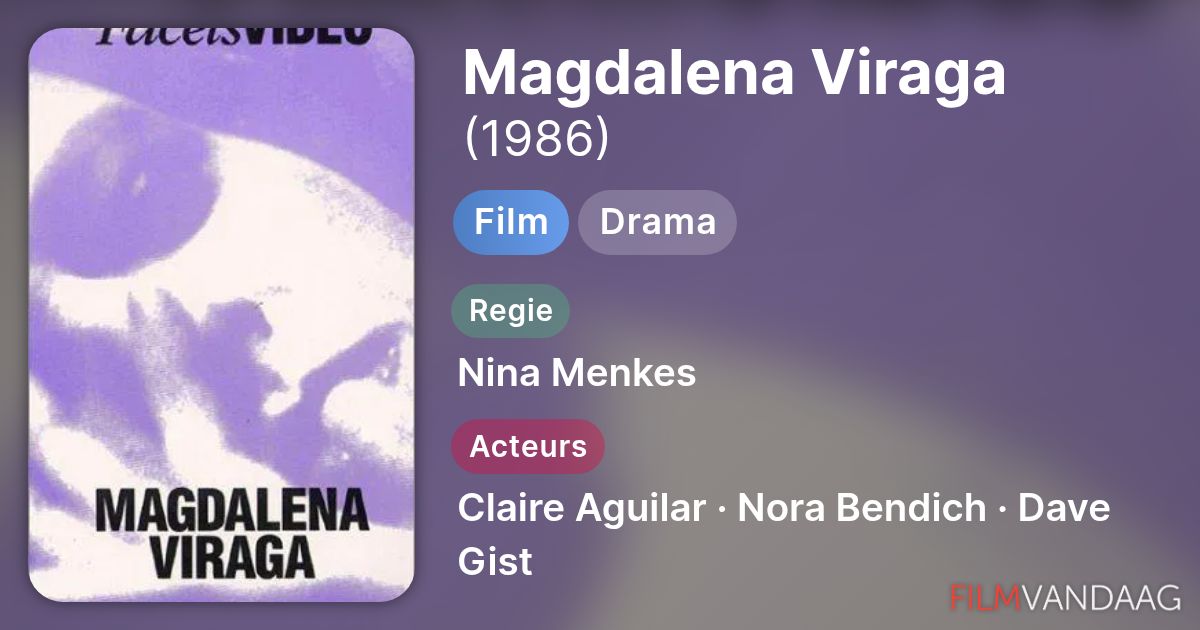 Magdalena Viraga (film, 1986) - FilmVandaag.nl