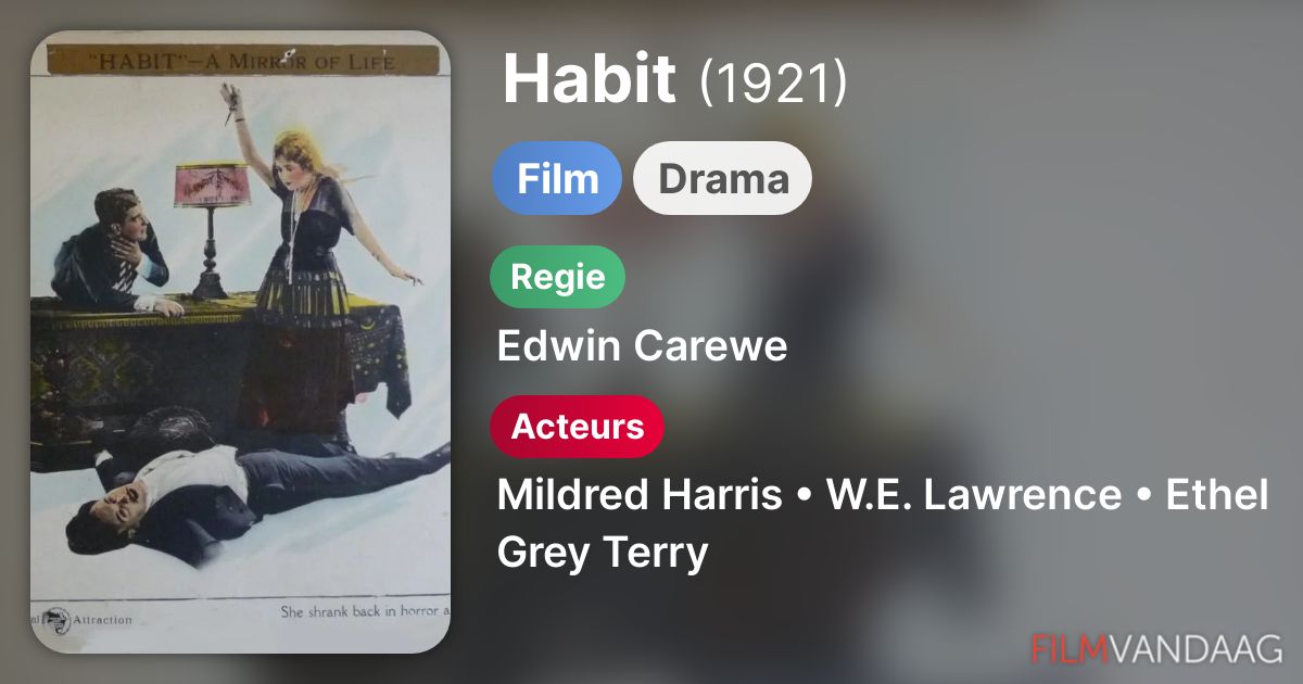 Habit (film, 1921) - FilmVandaag.nl