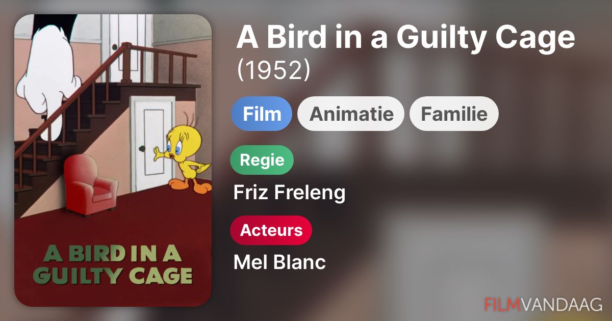 A Bird in a Guilty Cage (film, 1952) - FilmVandaag.nl