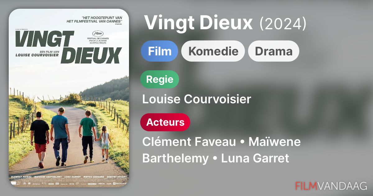 Vingt Dieux (film, 2024) - FilmVandaag.nl