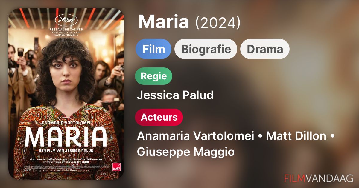 Maria (film, 2024) - FilmVandaag.nl