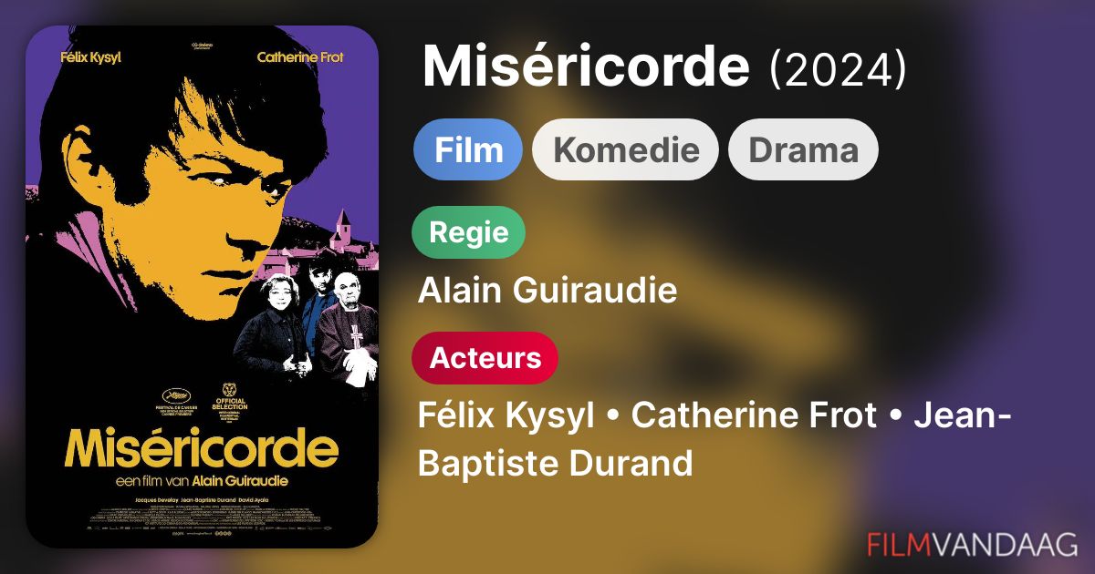 Miséricorde (film, 2024) - FilmVandaag.nl