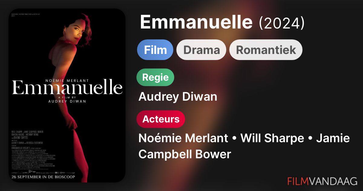 Emmanuelle (film, 2024) - FilmVandaag.nl