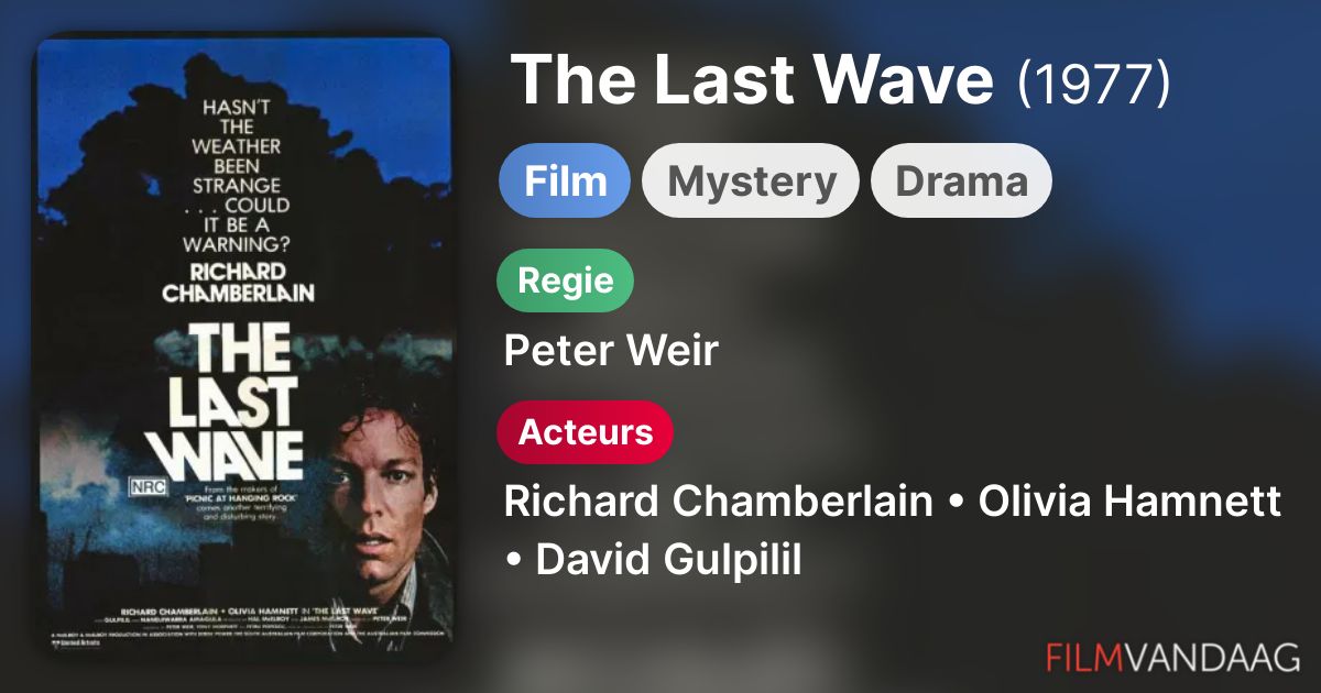 The Last Wave (film, 1977) - FilmVandaag.nl