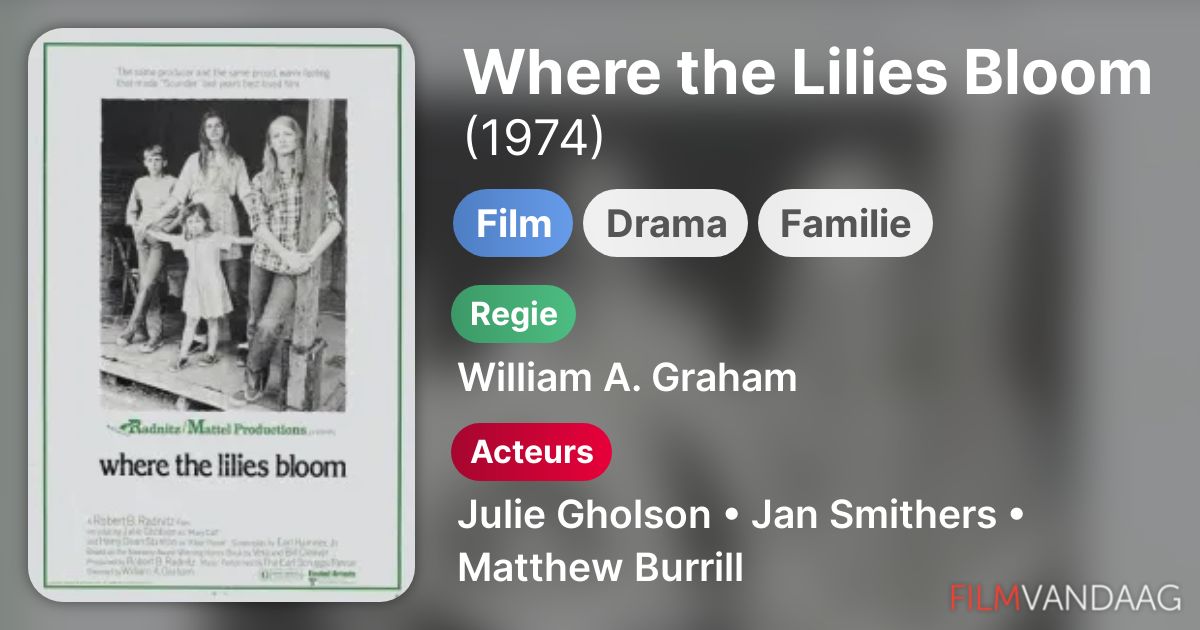 Where the Lilies Bloom (film, 1974) - FilmVandaag.nl