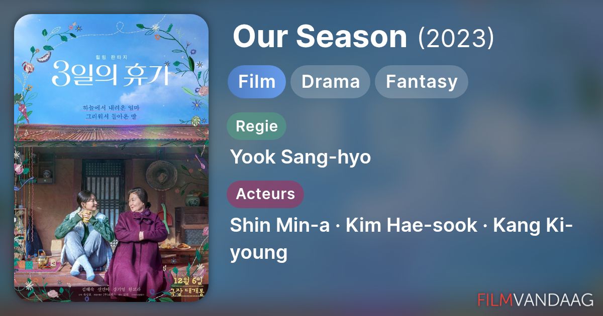 Our Season (film, 2023) - FilmVandaag.nl