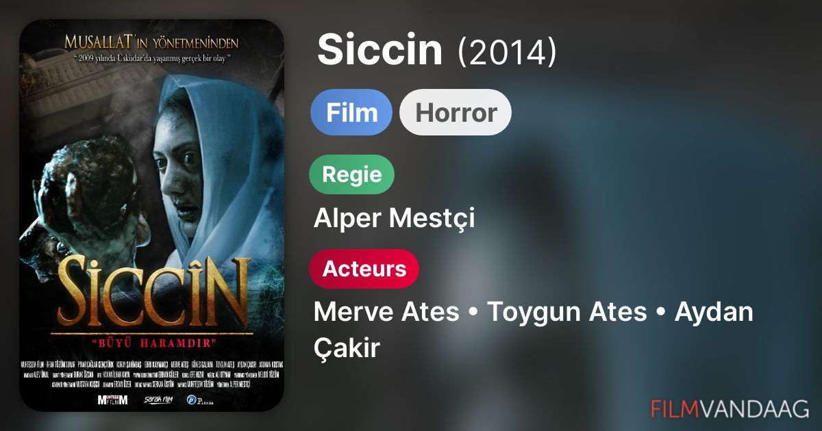 Siccin (film, 2014) - FilmVandaag.nl