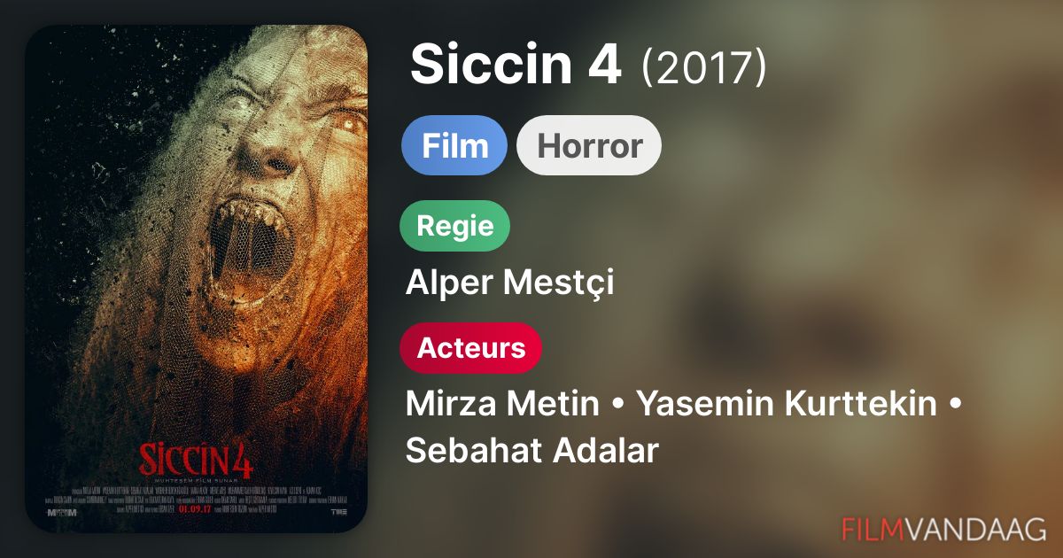 Siccin 4 (film, 2017) - FilmVandaag.nl