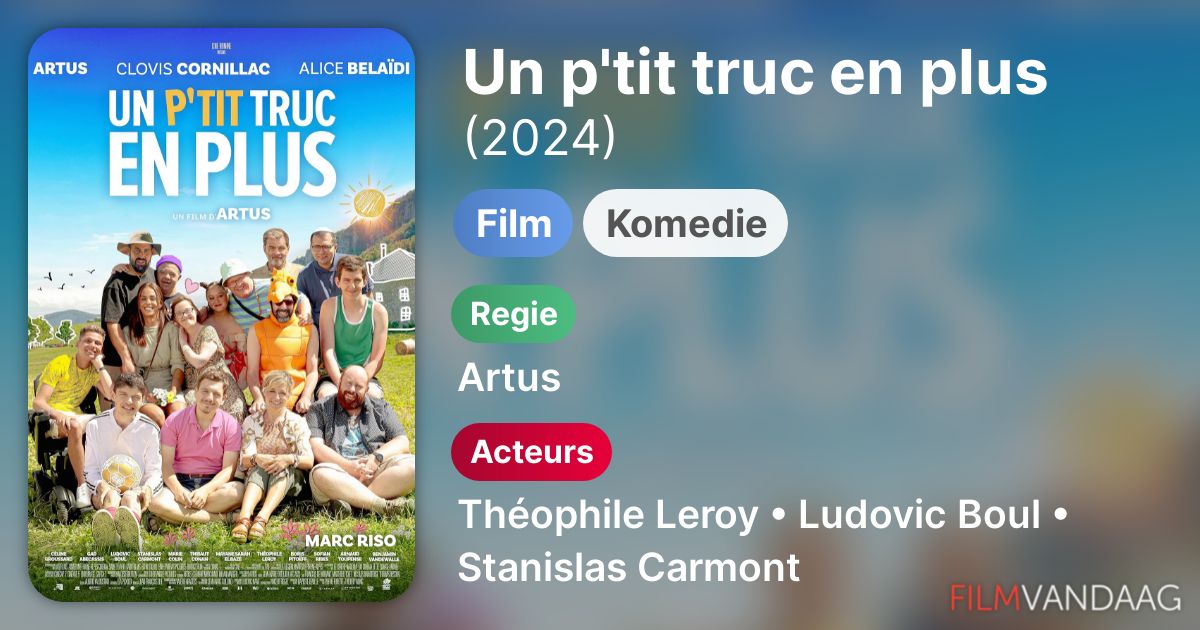 Un p'tit truc en plus (film, 2024) - FilmVandaag.nl