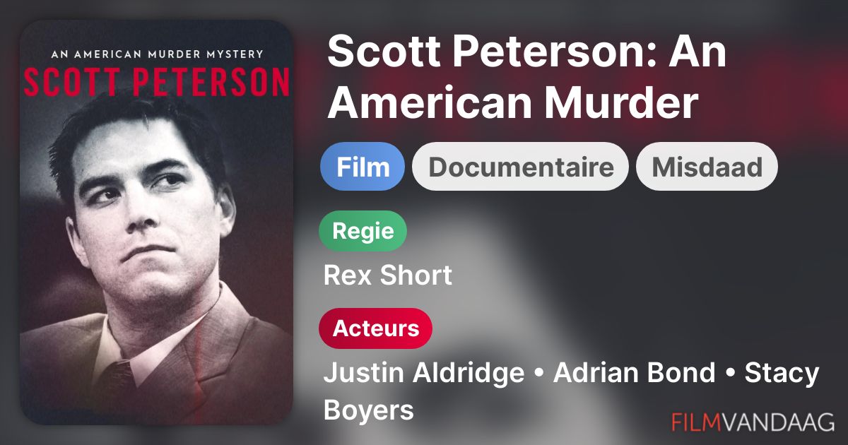Scott Peterson: An American Murder Mystery (film, 2017) - FilmVandaag.nl