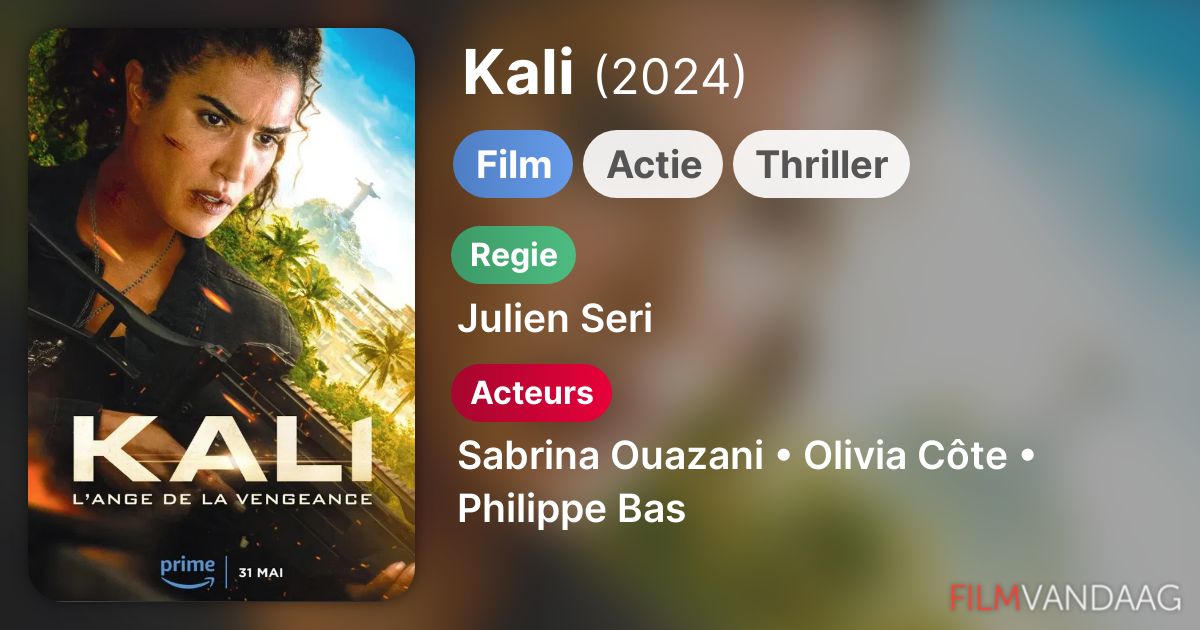 Kali (film, 2024) kopen op dvd of blu-ray - FilmVandaag.nl