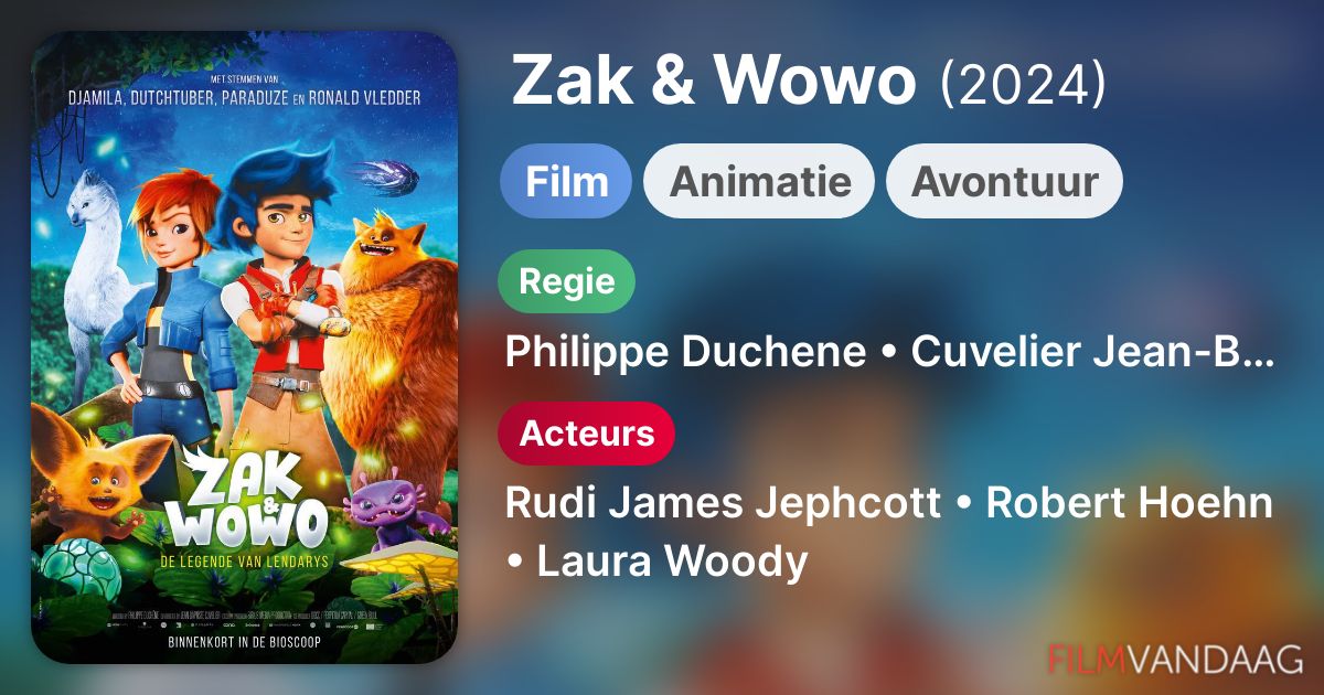 Zak & Wowo (film, 2024) - FilmVandaag.nl