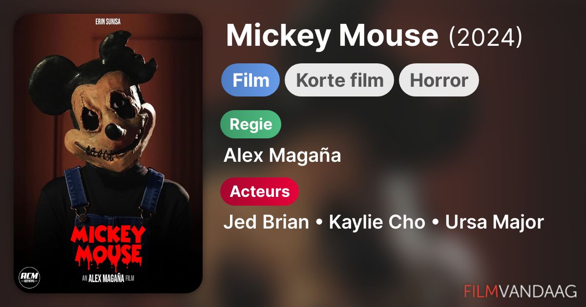 Mickey Mouse (film, 2024) - FilmVandaag.nl