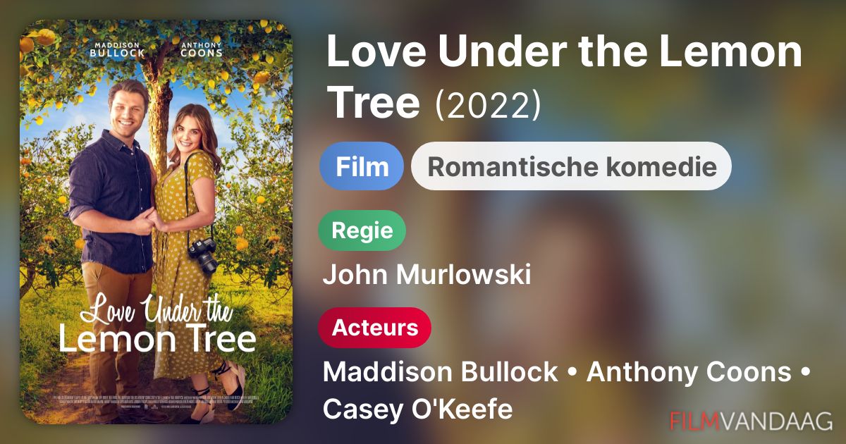 Love Under the Lemon Tree (film, 2022) - FilmVandaag.nl