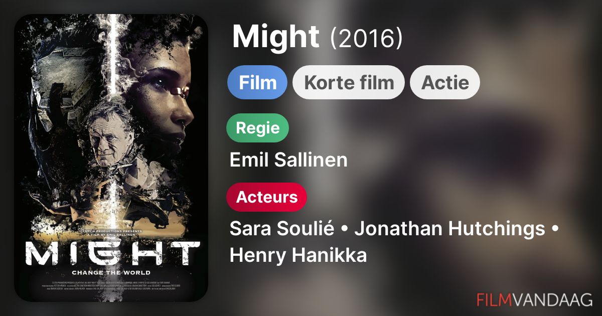 Might (film, 2016) kopen op dvd of blu-ray - FilmVandaag.nl