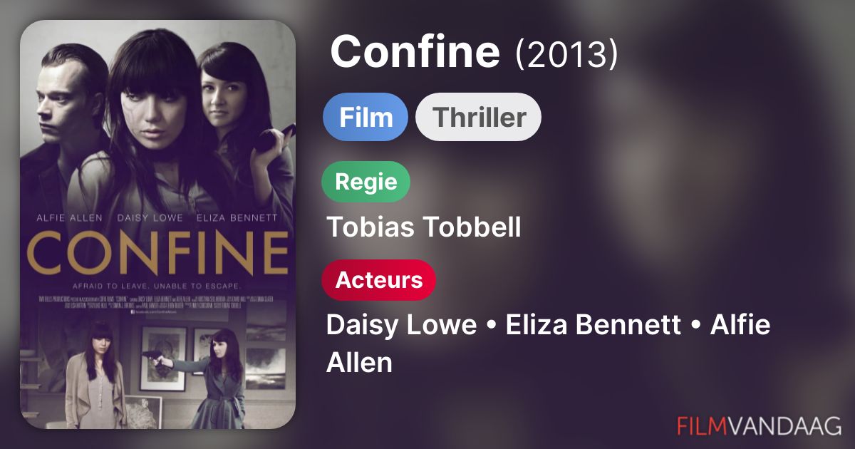 Confine (film, 2013) - FilmVandaag.nl