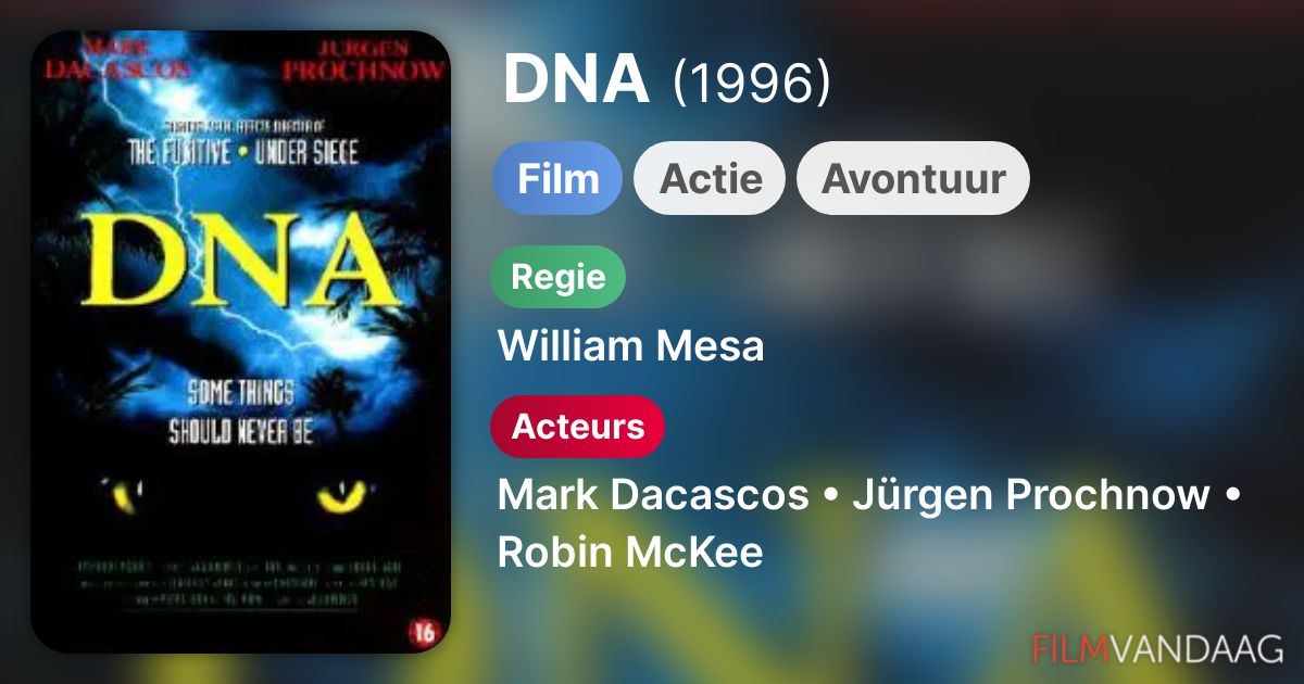 DNA (film, 1997) - FilmVandaag.nl