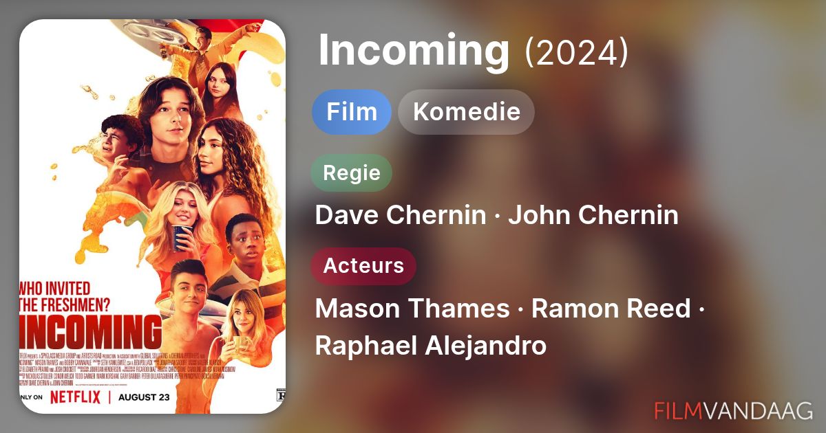 Incoming (film, 2024) - FilmVandaag.nl