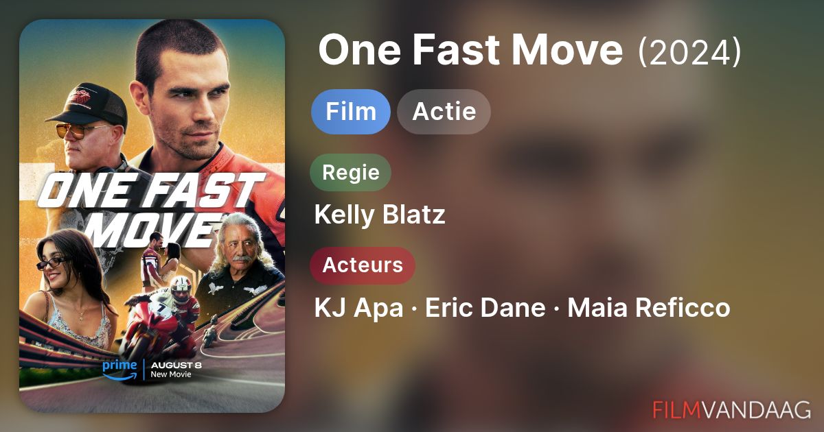 One Fast Move (film, 2024) - FilmVandaag.nl