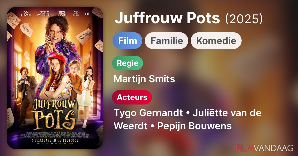Juffrouw Pots (film, 2025) - FilmVandaag.nl