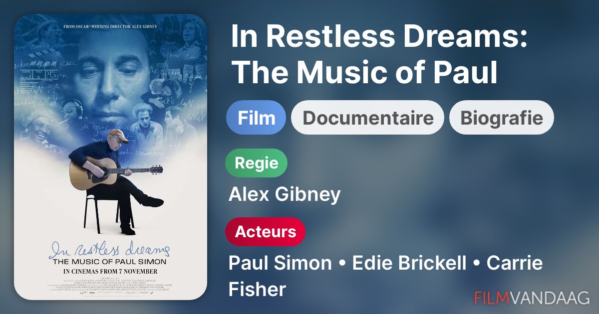In Restless Dreams: The Music of Paul Simon (film, 2023) - FilmVandaag.nl